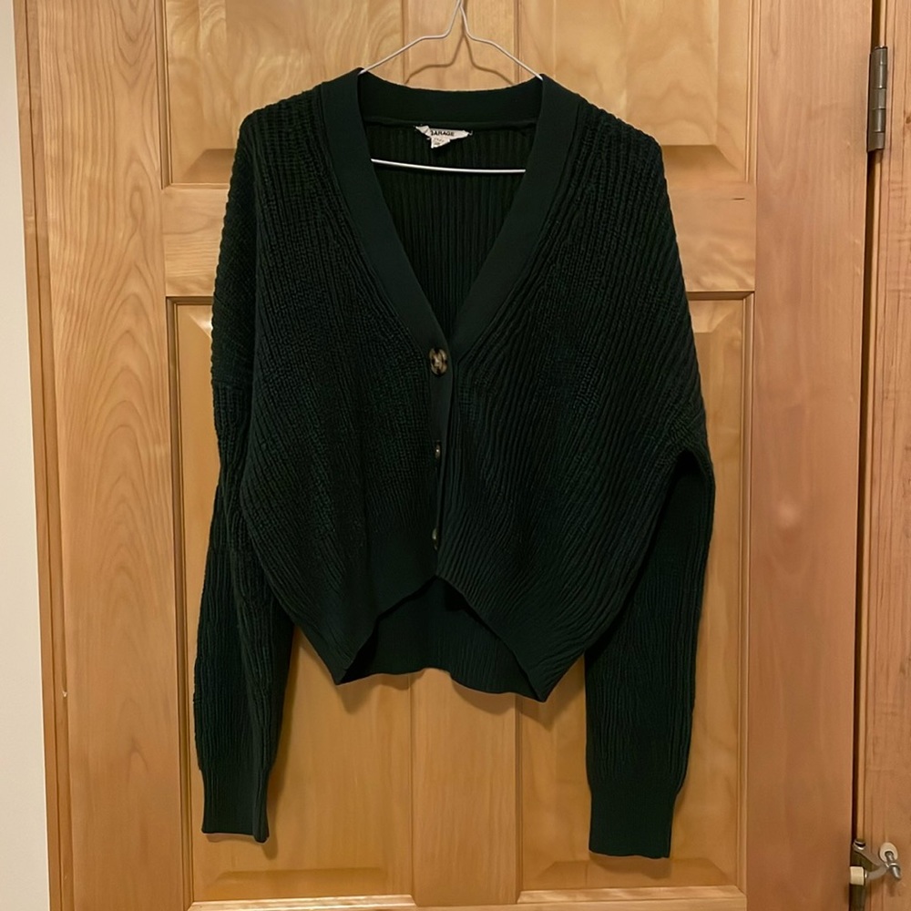 Garage Crop Cardigan - Gem